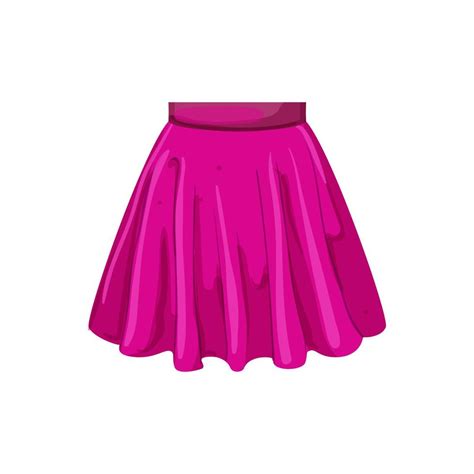 ropa falda moda dibujos animados vector ilustración 17407326 Vector en