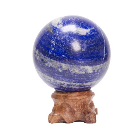 Esfera de piedras preciosas de lapislázuli Natural bola de cristal de
