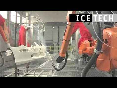 Icetech Dry Ice Blasting Automated Paint Line Automotive Youtube