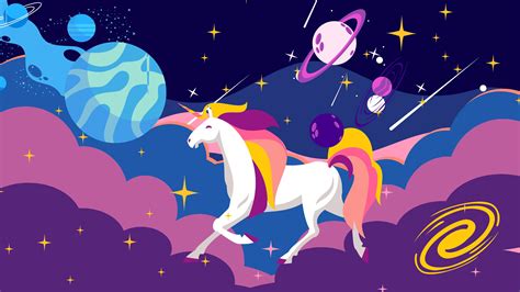 Galaxy Unicorn Backgrounds Wallpapers