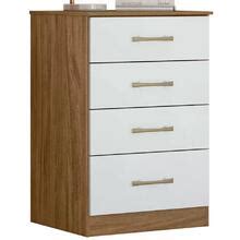 Cômoda 4 Gavetas Ms913 Naturale Branco 913026 Moval Leroy Merlin