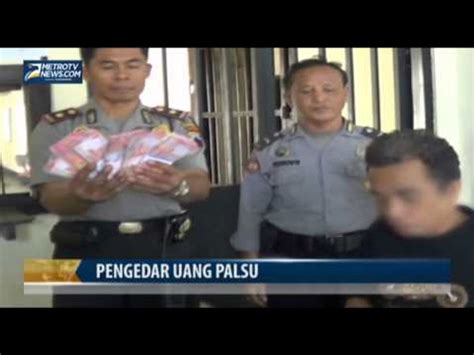 Polisi Tangkap Pengedar Uang Palsu Di Solo Video Dailymotion
