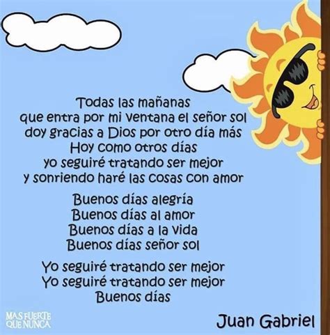 Total 87 imagen cancion de buenos dias señor sol Viaterra mx