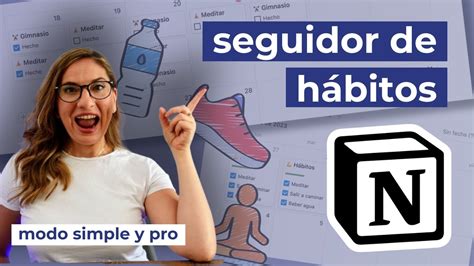 Seguimientos de Hábitos en Notion Modo Simple y modo PRO YouTube