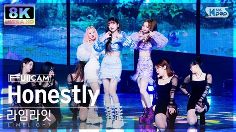SUPER ULTRA 8K 라임라잇 Honestly 풀캠 LIMELIGHT FullCam SBS Inkigayo