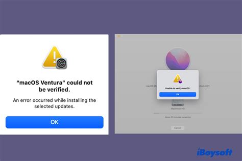 Fix Unable To Verify Macos Ventura Monterey Big Sur Catalina
