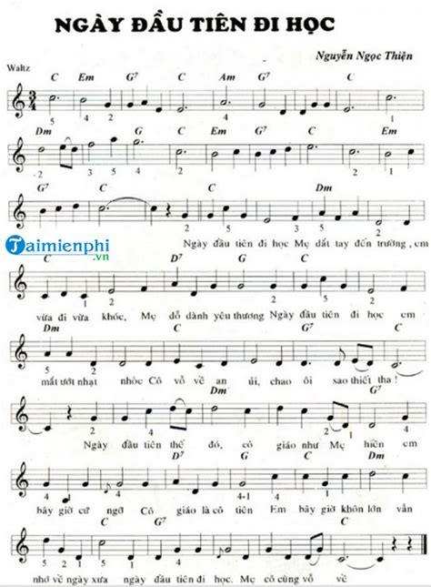 Tổng hợp sheet nhạc làm báo tường 20 11