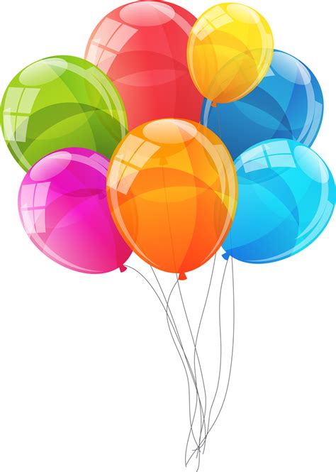 Color Glossy Balloons Background Vector Illustration 11015879 PNG