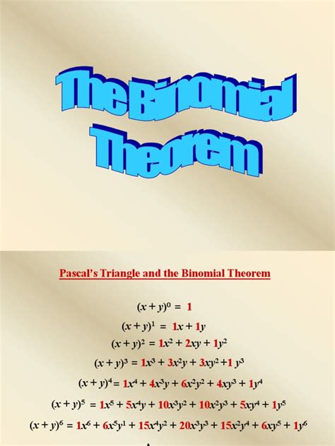 binomial theorem hamiltonwentworthdsb pdf combinatorics logical expressions