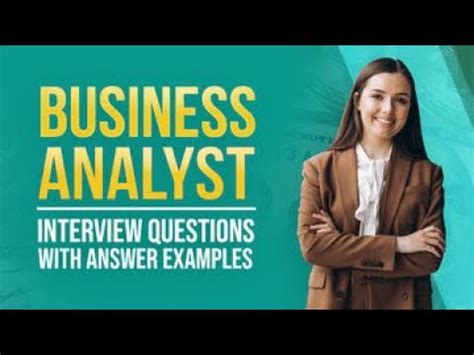 Business Analyst Interview Questions With Answer Examples Youtube