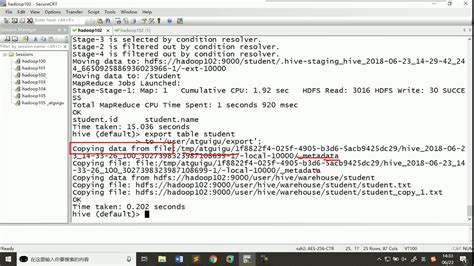 38 尚硅谷 hive数据操作 导出数据的其他方式andimport导入数据成功 youtube