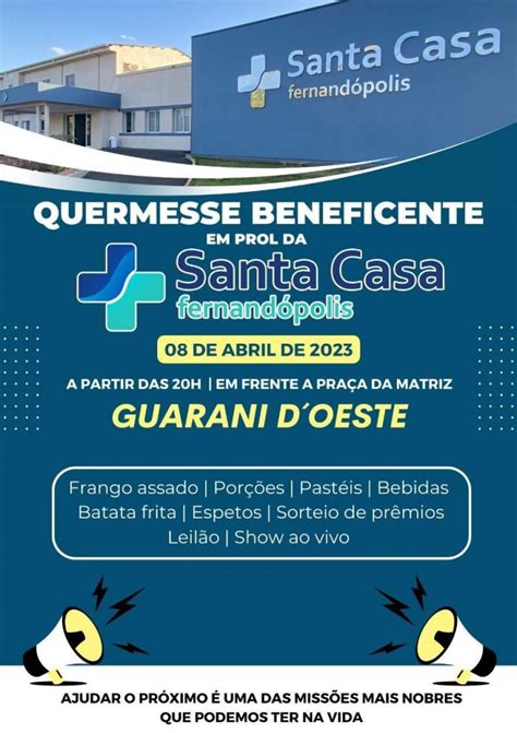 Santa Casa Fernandópolis Santa Casa promove quermesse beneficente