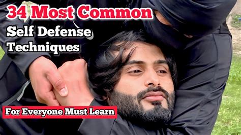 34 Most Common SELF DEFENCE Techniques By Raja Tayyab How To Defend