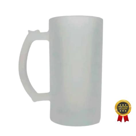 total sublimação CANECA DE VIDRO JATEADO CHOPP 475 ML PARA SUBLIMAÇÃO