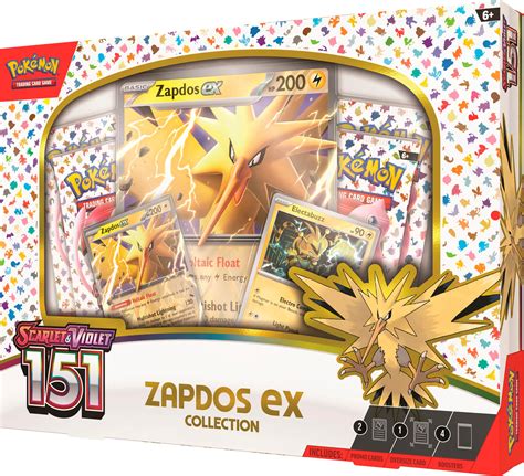 Best Buy Pokémon Trading Card Game 151 Zapdos ex Box 290 87313