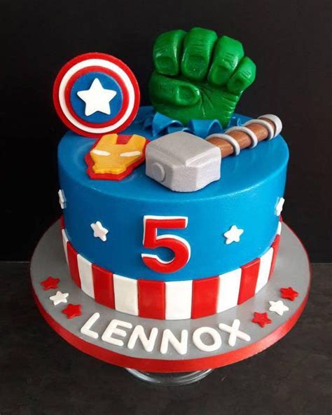 Las Mejores Tortas De Los Vengadores Todo Bonito Avengers Birthday