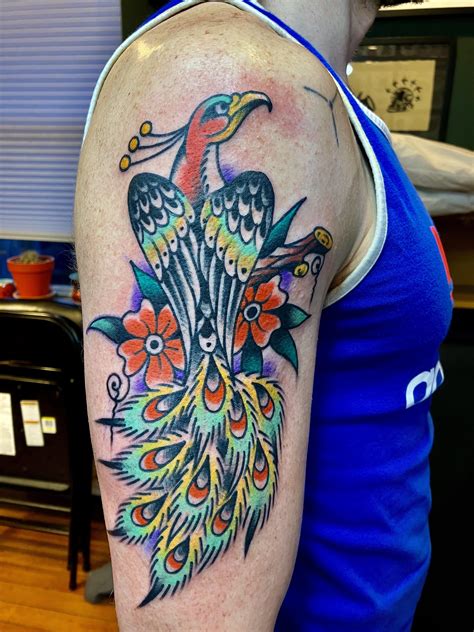 Aggregate More Than 77 Sailor Jerry Peacock Tattoo In Cdgdbentre
