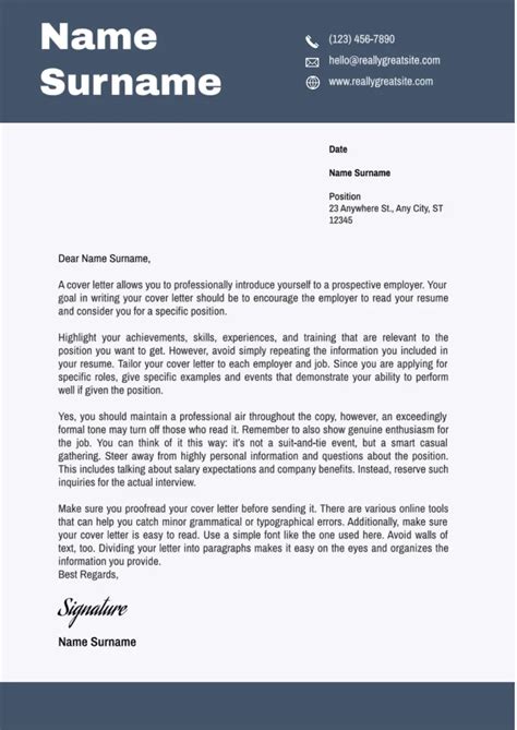 Free Google Docs Cover Letter Templates Ltheme