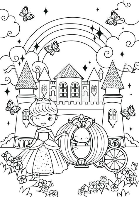 Printable Princess Castle Coloring Pages Printable Word Searches