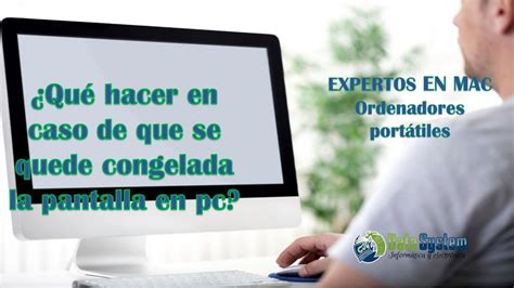 Qué hacer en caso de que se quede congelada la pantalla en pc Data