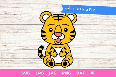 Layered Tiger SVG Cut Files For Cricut And Silhouette