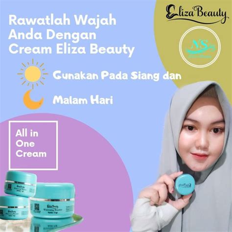 ELIZA BEAUTY CREAM ALL IN ONE KEMASAN BARU LEADER RESMI Lazada Indonesia