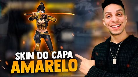 Free Fire Ao Vivo Skin Dos Capas Amarelo K Like Tem Salalive On
