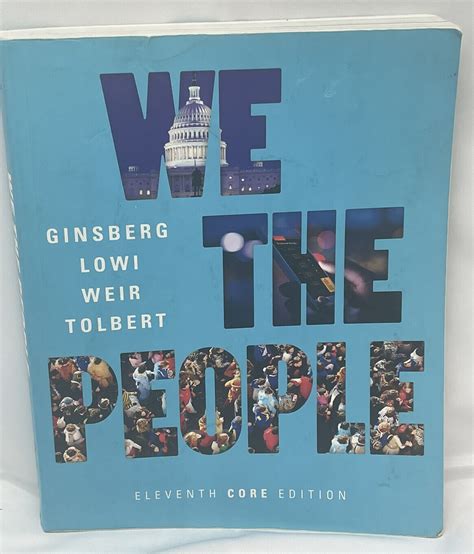 We The People By Ginsberg Benjamin Lowi Theodore J 9780393283631 EBay