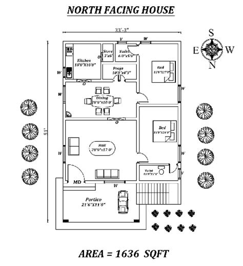North Facing 2 Bedroom House Plans As Per Vastu 2nd Floor Infoupdate Org