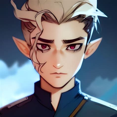 Anime Character With Red Eyes And White Hair