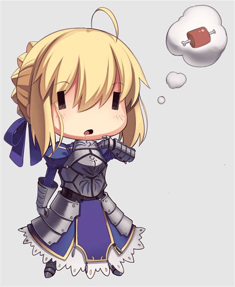 Artoria Pendragon Hidamari Sketch Pendragon Fate Series Ahoge Fatestay Night Breastplate