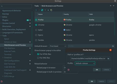 Php Prevent PhpStorm From Opening New Instance Of Firefox Browser
