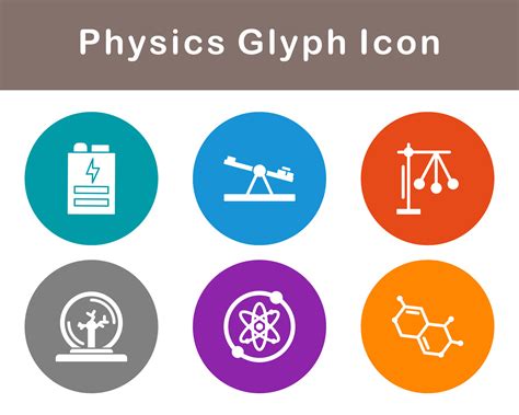 Physics Vector Icon Set Vector Art At Vecteezy