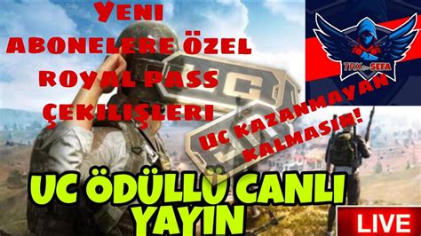 CUSTOM ROOM UC ÖDÜLLÜ PUBG MOBİLE CANLI YAYIN YouTube