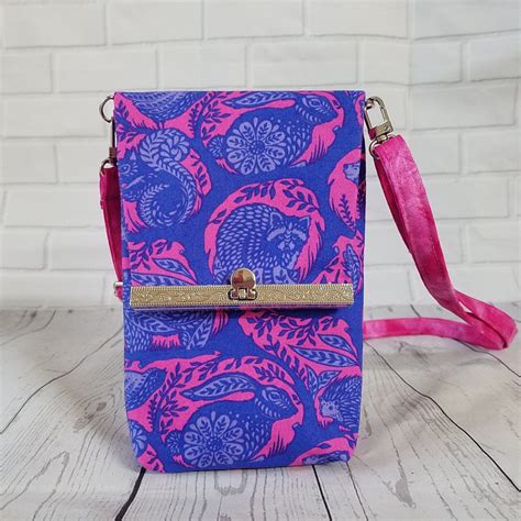 The Gerbera Mini Crossbody Bag Free Sewing Pattern IUCN Water