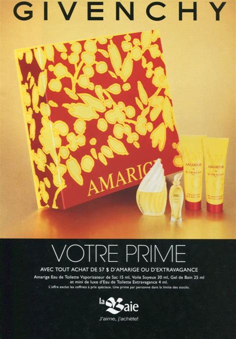An Advertisement For The Perfume Brand Amaric