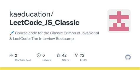github kaeducation leetcode js classic 🖌 course code for the classic edition of javascript