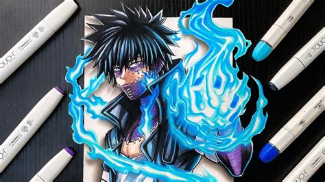 How To Draw DABI Tutorial My Hero Academia YouTube
