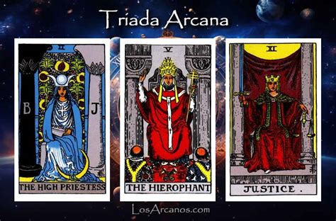 Combinación de Tarot LA SACERDOTISA EL SUMO SACERDOTE y LA JUSTICIA