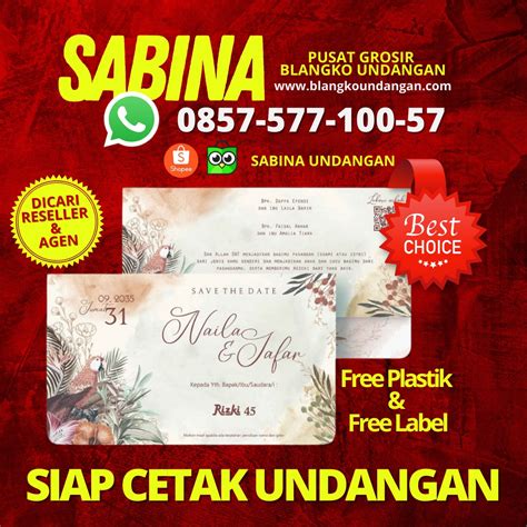 085757710057 BLANGKO UNDANGAN SIAP CETAK PALING MURAH GRATIS PLASTIK