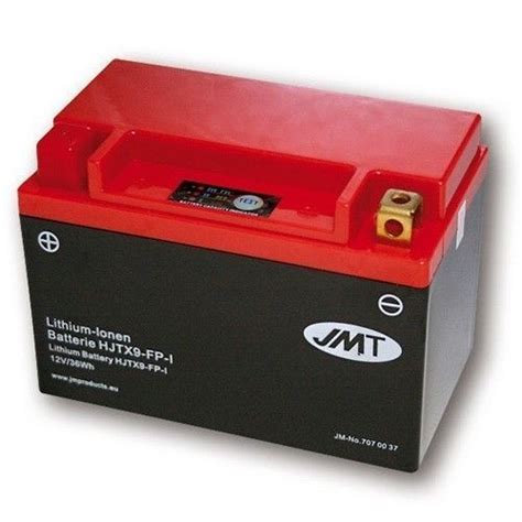 Batería Moto Jmt9 Fp Jmt Ion Litio Con Indicador De Carga