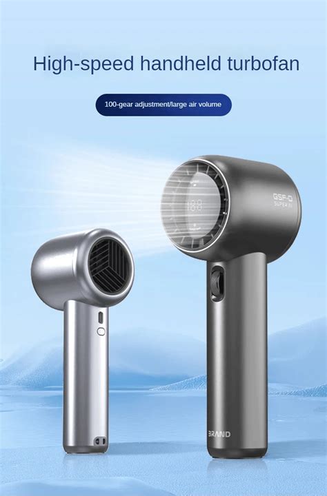 Ventilateur mini portatif rechargeable USB à piles longue durée