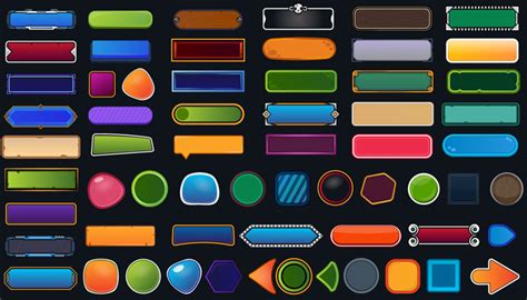 game user interface buttons gamedev market