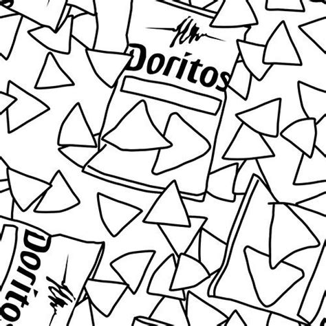 Doritos Coloring Pages Coloring Nation