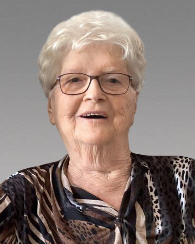 Se souvenir Réjeanne Gauthier Avis de décès Services commémoratifs