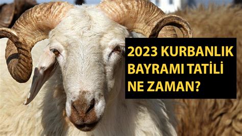 Kurban Bayramı ne zaman hangi gün Diyanet 2023 Kurban Bayramı tatili