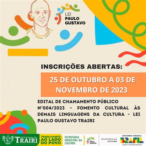 Mapa Cultural do Ceará EDITAL Nº 004 2023 FOMENTO CULTURAL AS