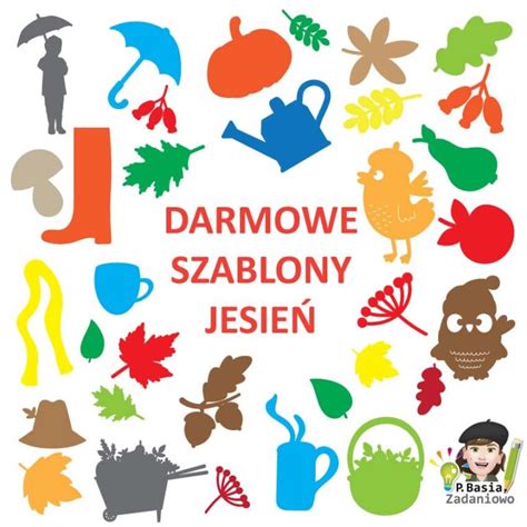 darmowe szablony jesień Mały Artysta