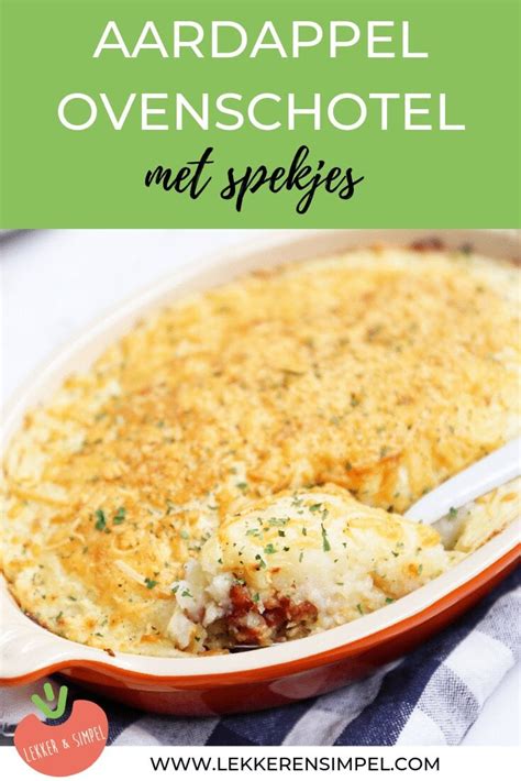 Bloemkool Ovenschotel Met Aardappel En Spekjes Lekker En Simpel
