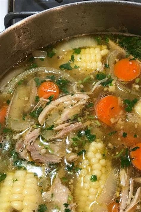 Caldo De Pollo Mexican Chicken Soup Recipes Ideas
